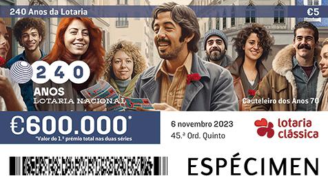 Lotaria Clássica 6 de Novembro de 2023