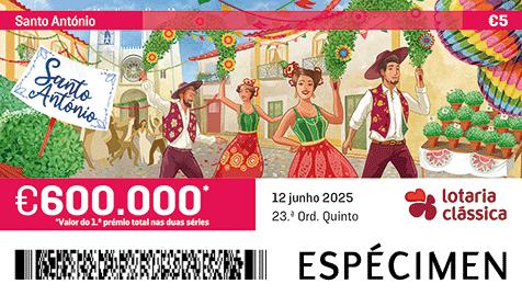 Lotaria Clássica 12 de Junho de 2025