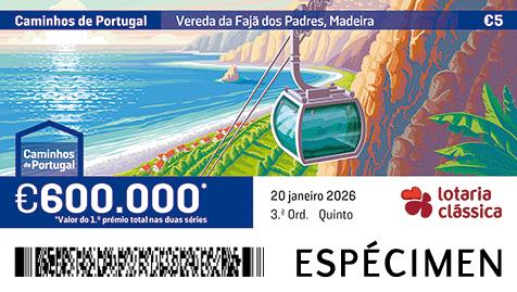 Lotaria Clássica 20 de Janeiro de 2026