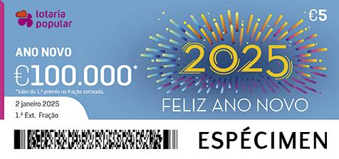 Lotaria Popular 2 de Janeiro de 2025