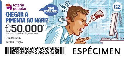 Lotaria Popular 24 de Abril de 2025