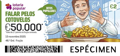 Lotaria Popular 13 de Novembro de 2025
